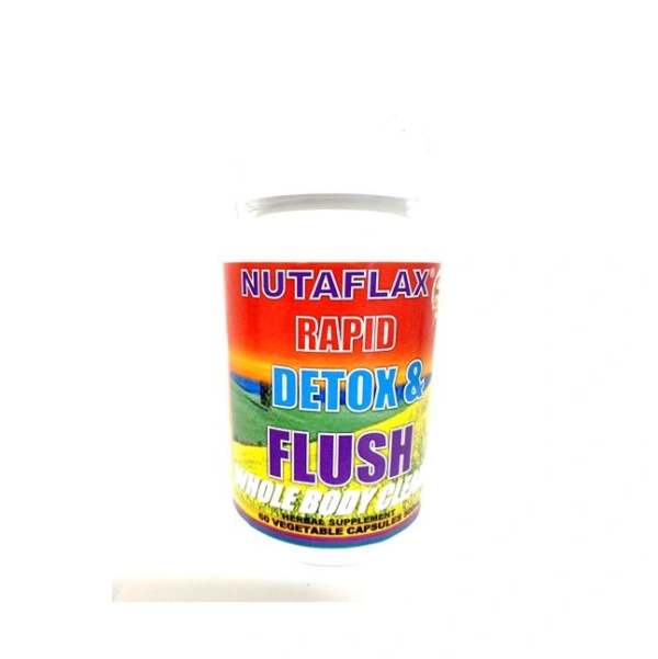 Nutraflax Rapid Detox & Flush Vegetable Capsule 60 count - Nutraflax ...